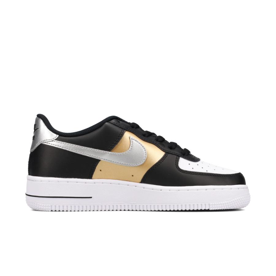 エア フォース 1 NIKE AIR FORCE BG ナイキ 海外限定 日本未発売モデル レディース BLACK/METALLIC ...