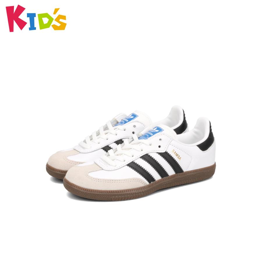 adidas Originals SAMBA OG KIDS アディダス サンバ キッズ 子ども FTWR WHITE/CORE BLACK ...
