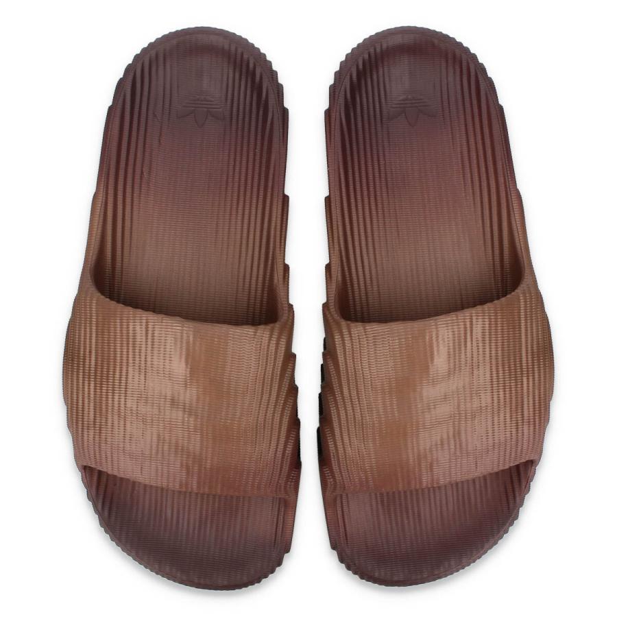 ADILETTE adidas 22 SLIDES アディダス アディレッタ スライド メンズ レディース PRE RUBBED BROWN ...