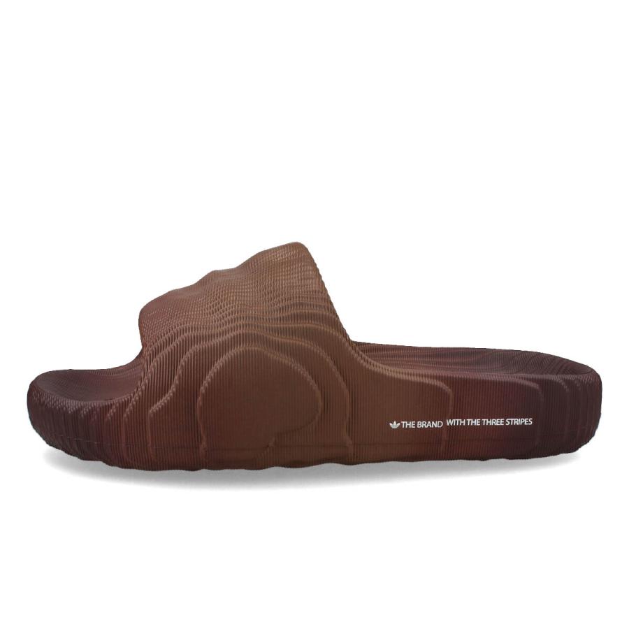 ADILETTE adidas 22 SLIDES アディダス アディレッタ スライド メンズ レディース PRE RUBBED BROWN ...