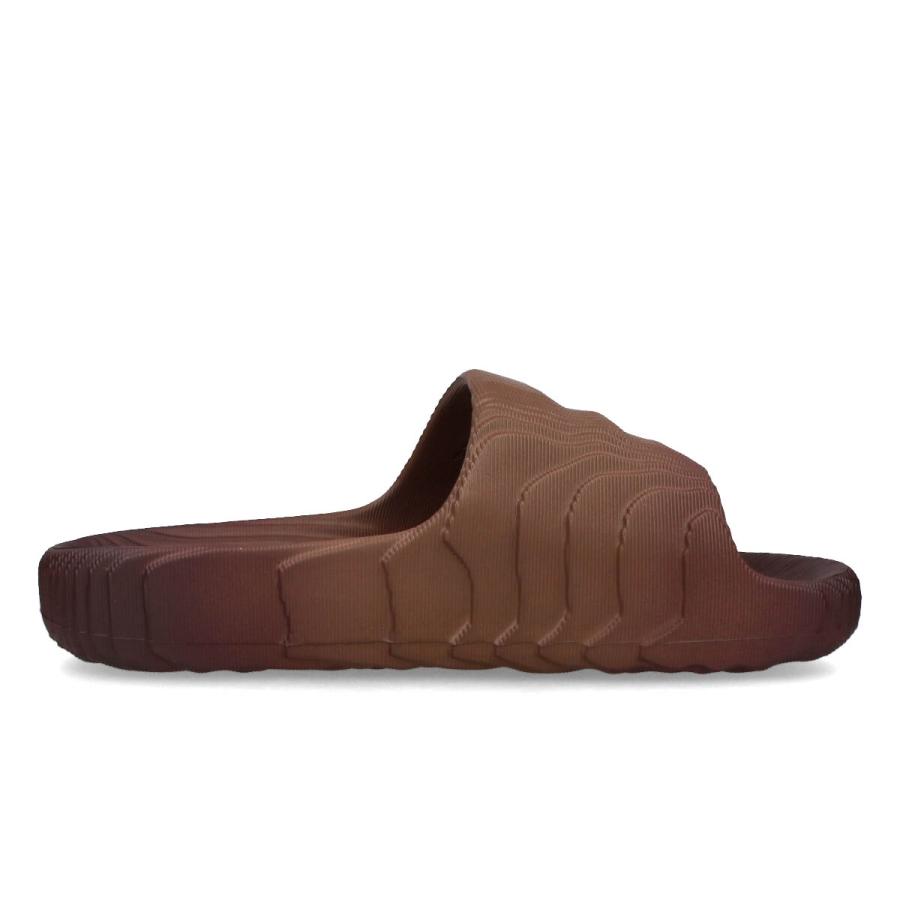 ADILETTE adidas 22 SLIDES アディダス アディレッタ スライド メンズ レディース PRE RUBBED BROWN ...
