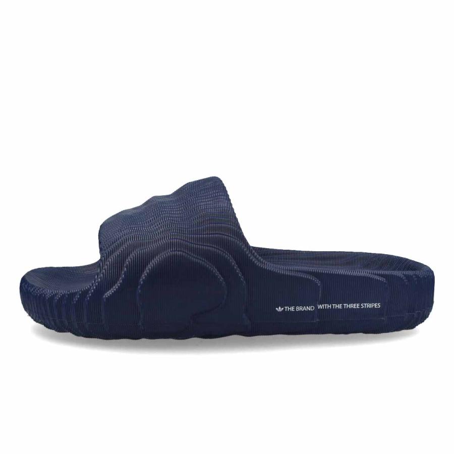 ADILETTE adidas 22 アディダス アディレッタ メンズ レディース DARK BLUE/FTWR WHITE/DARK ...