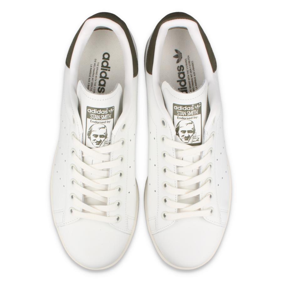 STAN SMITH adidas アディダス スタンスミス メンズ レディース CORE WHITE/CORE WHITE/OLIVE ...