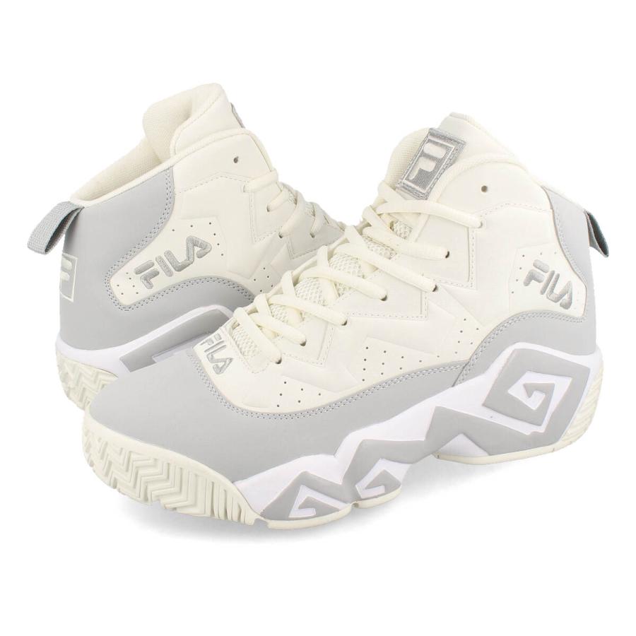 FILA MB フィラ エムビー メンズ レディース LILLY WHITE/GRAY ホワイト USS24022-101 : LOWTEX ...