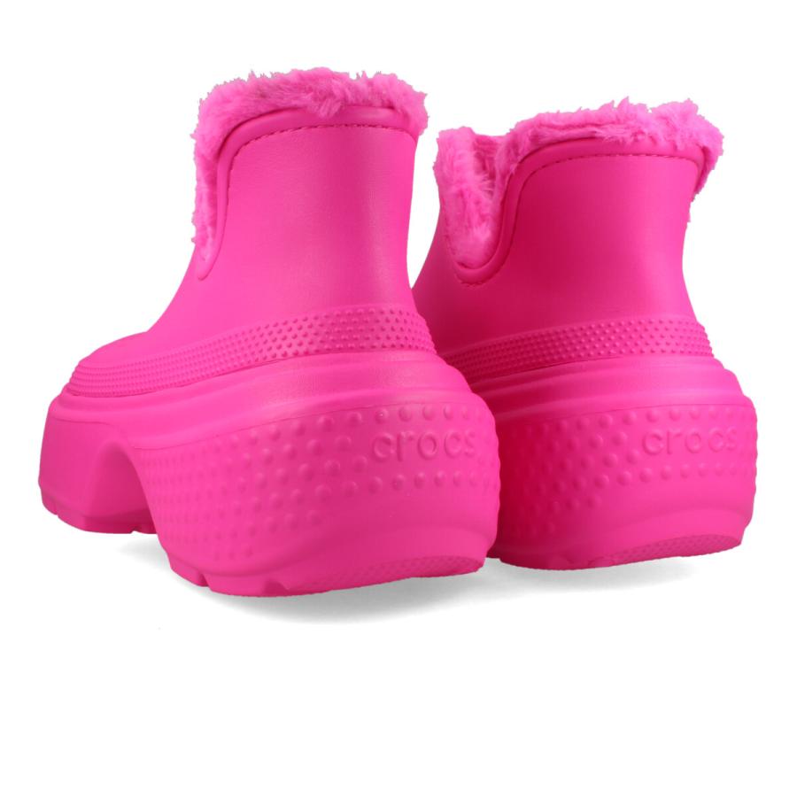 CROCS STOMP SHORTY BOOT クロックス ストンプ ショーティー ブーツ メンズ レディース PINK CRUSH ピンク ...