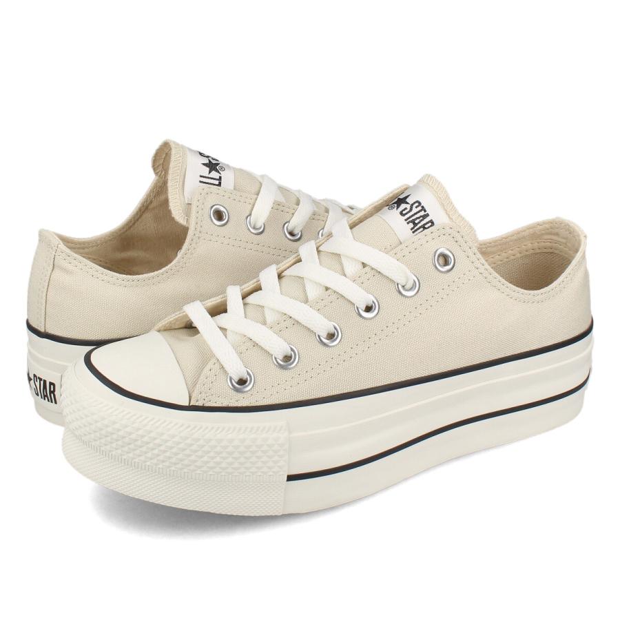 ALL STAR CONVERSE (R) LIFTED OX コンバース オールスター リフテッド メンズ レディース MILK WHITE ...