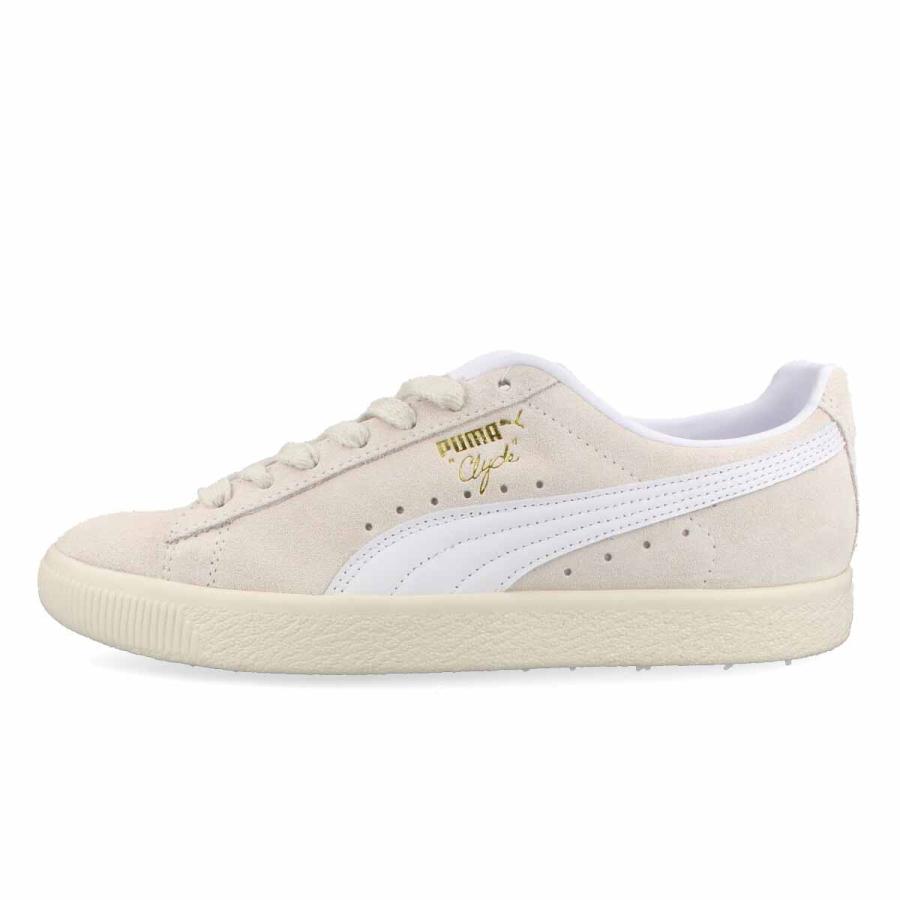 PUMA CLYDE PRM プーマ クライド メンズ FROSTED IVORY/PUMA WHITE ホワイト 391134-01 ...