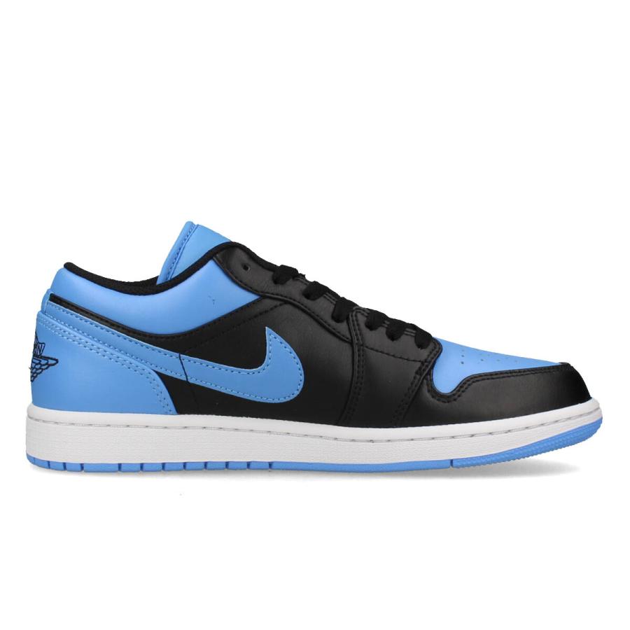 エア ジョーダン 1 NIKE AIR JORDAN LOW ナイキ ロー メンズ BLACK/BLACK/UNIVERSITY BLUE ...