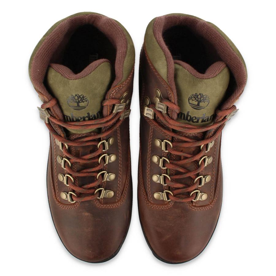 TIMBERLAND EURO HIKER LEATHER ティンバーランド ユーロ ハイカー レザー メンズ ブーツ BROWN ブラウン ...