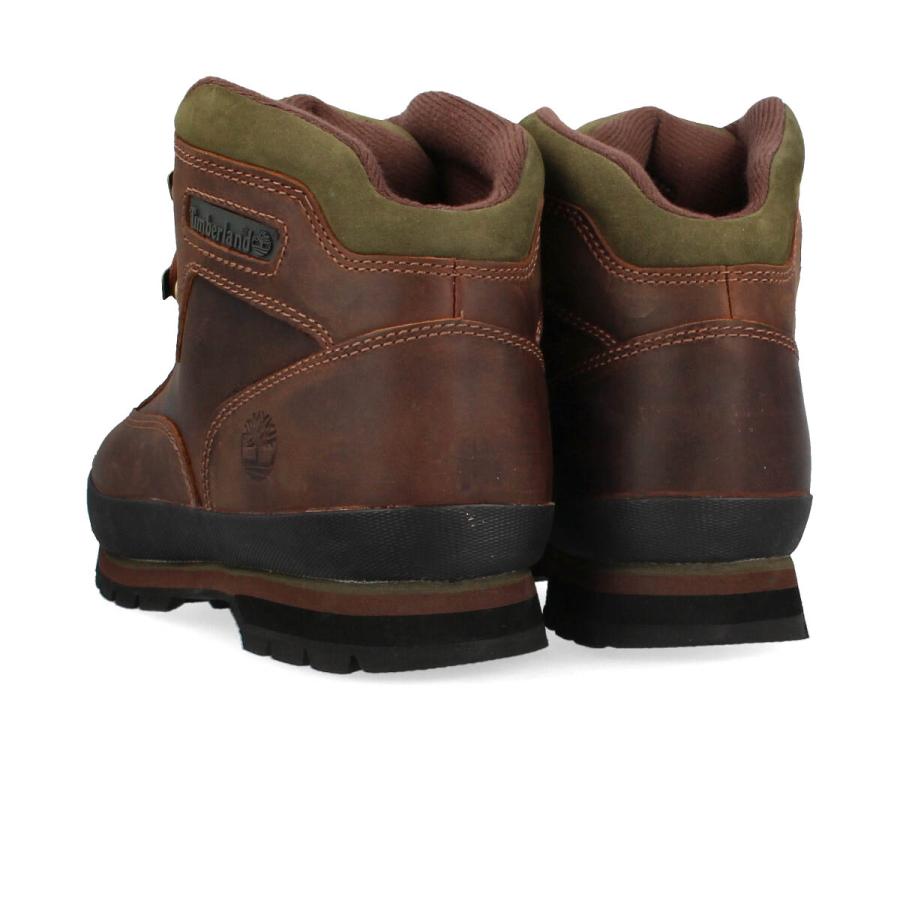 TIMBERLAND EURO HIKER LEATHER ティンバーランド ユーロ ハイカー レザー メンズ ブーツ BROWN ブラウン ...