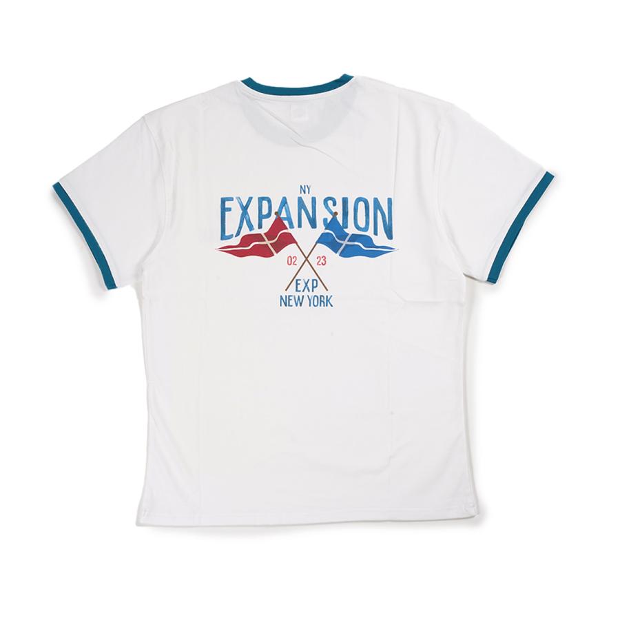 EXPANSION FLAG EXP T-SHIRTS エクスパンション Tシャツ メンズ レディース WHITE ホワイト exp-e06t ...