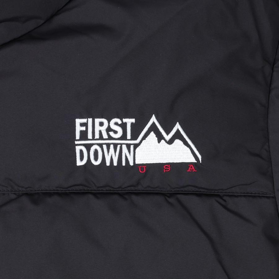 FIRST DOWN BUBBLE JACKET SHORT ファーストダウン バブル ダウン ジャケット ショート メンズ レディース BLACK ブラック F742040-06 ...