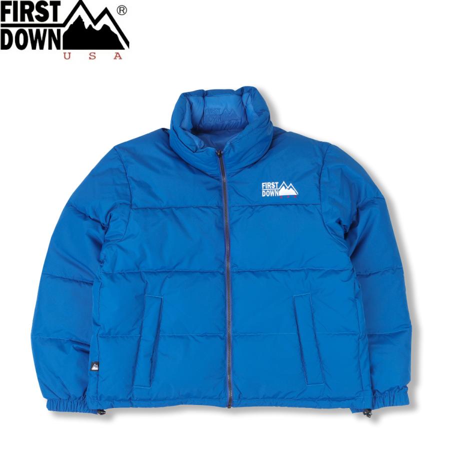 FIRST DOWN BUBBLE JACKET SHORT ファーストダウン バブル ダウン ジャケット ショート メンズ レディース BLUE ブルー F742040-70 ...