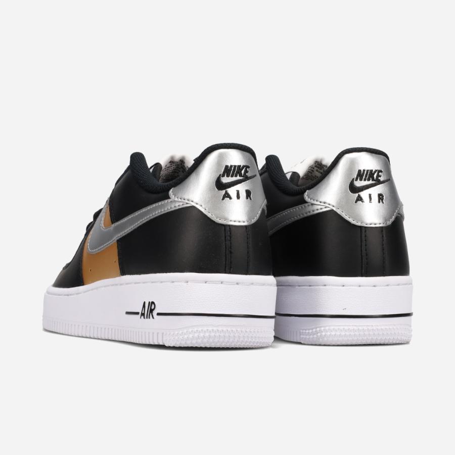 エア フォース 1 NIKE AIR FORCE BG ナイキ 海外限定 日本未発売モデル レディース BLACK/METALLIC ...
