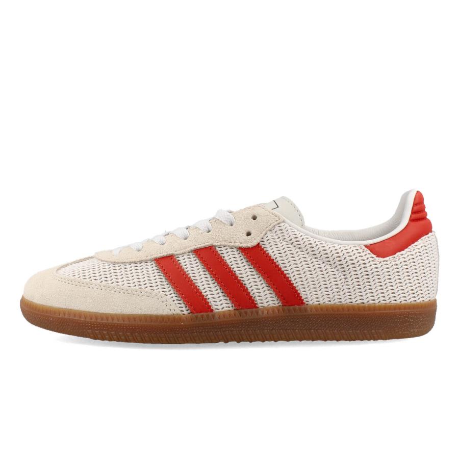 adidas SAMBA OG アディダス サンバ OG メンズ レディース CRYSTAL WHITE/PRIME BLOOD ホワイト ...