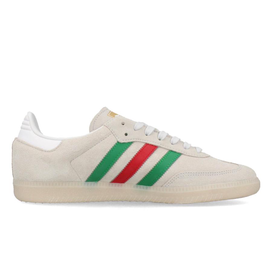 adidas SAMBA OG アディダス サンバ OG メンズ レディース CRYSTAL WHITE/GREEN/BETA SCARLET ...
