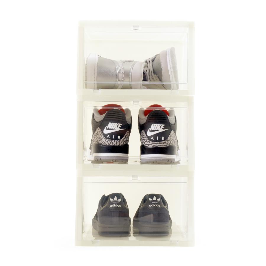 【50%OFF】 KICKS LAB. SHOE STORAGE BOX 3 キックスラボ シューストレージ ボックス 3BOXセット ...