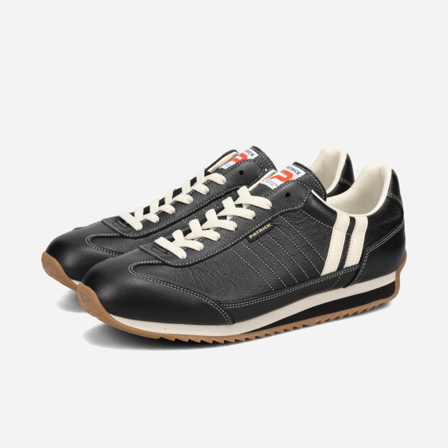 PATRICK MARATHON-L MADE IN JAPAN 日本製 パトリック マラソン レザー BLACK 98701 : KICKS LAB.ヤフー店 - 通販 - Yahoo!ショッピング