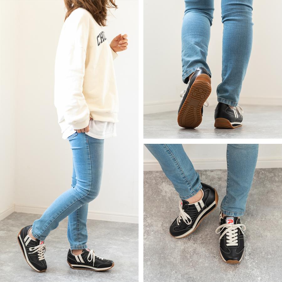 PATRICK MARATHON-L MADE IN JAPAN 日本製 パトリック マラソン レザー BLACK 98701 : KICKS LAB.ヤフー店 - 通販 - Yahoo!ショッピング