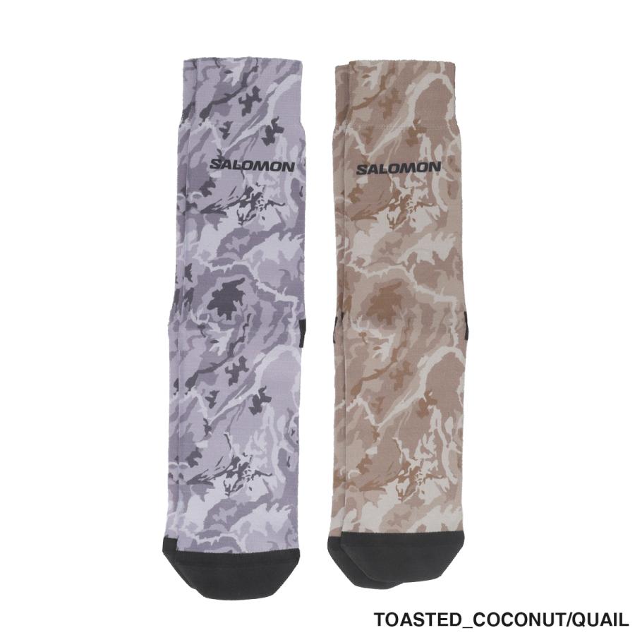 SALOMON SOCKS RELIEF CREW 2-PACK サロモン ソックス レリーフ クルー 2パック 靴下 アウトドア : slm ...