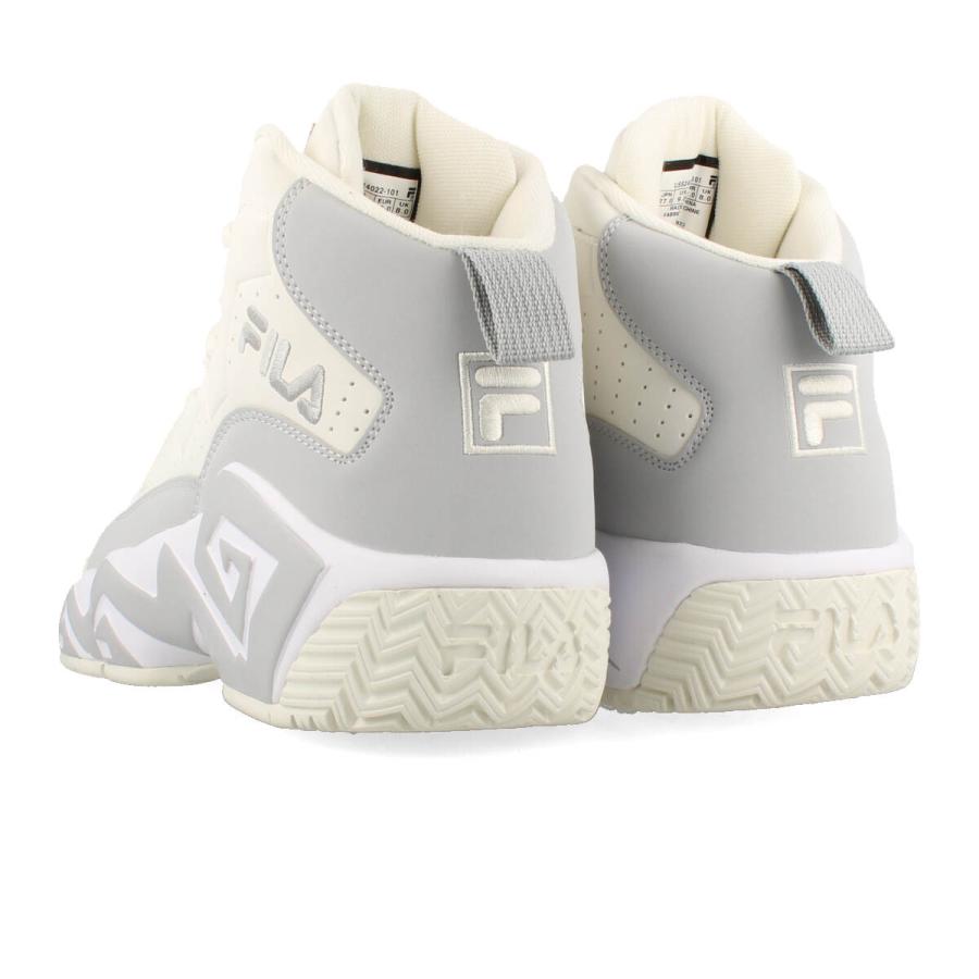 FILA MB フィラ エムビー メンズ レディース LILLY WHITE/GRAY ホワイト USS24022-101 : LOWTEX ...