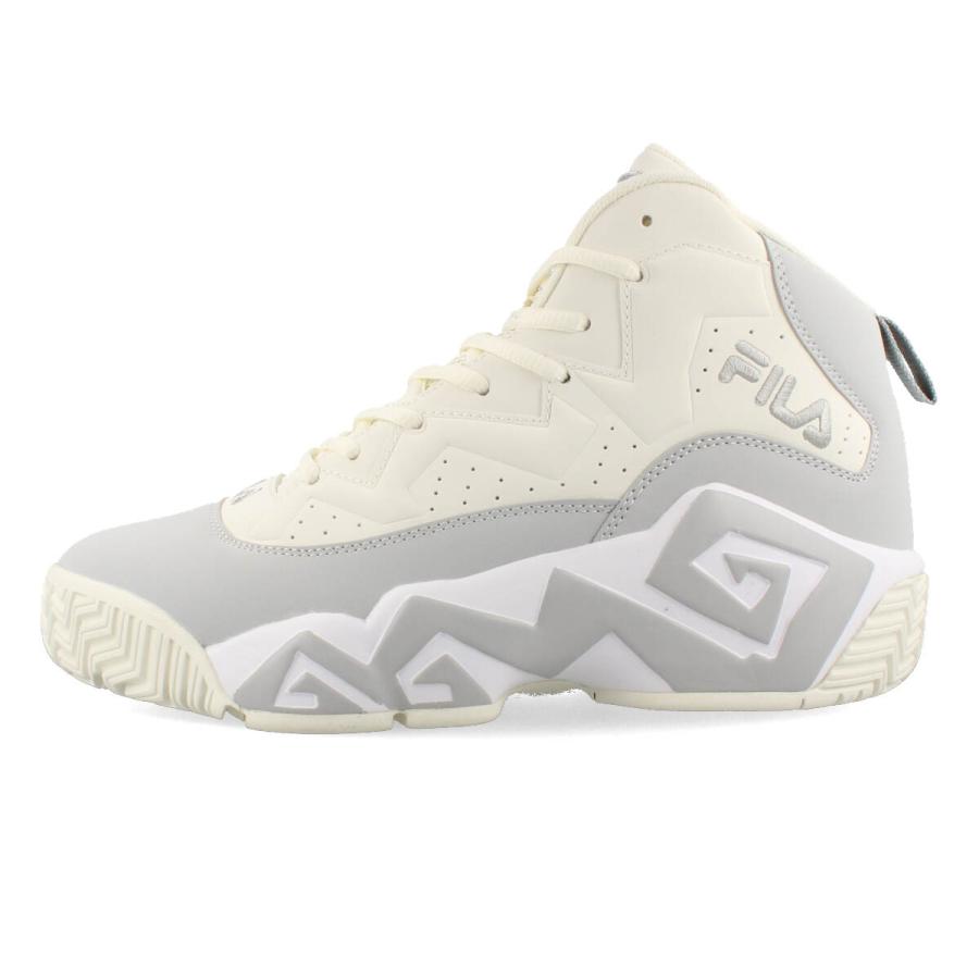 FILA MB フィラ エムビー メンズ レディース LILLY WHITE/GRAY ホワイト USS24022-101 : LOWTEX ...