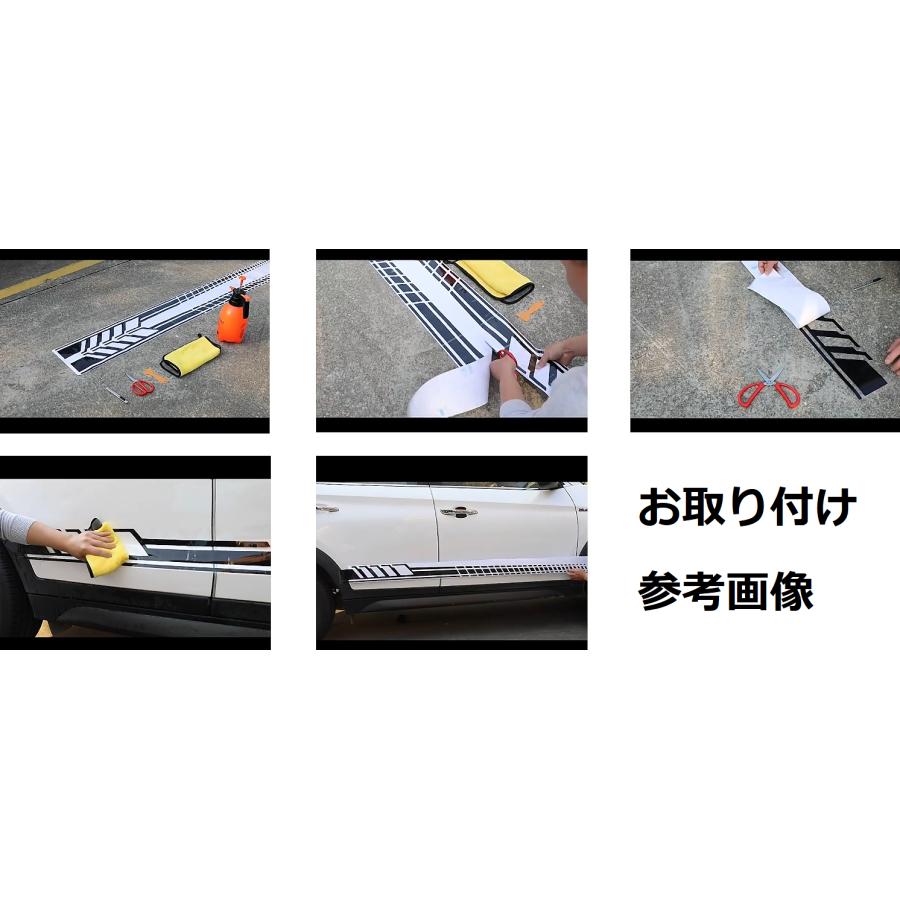 グラフィック デカール 車体用 / スズキ ジムニー SJ30 JA11 JB31 JA12 JA22 / サイド ライン 4x4 レッド 赤 :2023013121:LT&P Japan ...