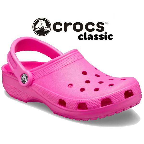 crocs クロックス クラシック クロッグ CLASSIC CLOG ROSE FOULE 10001-6tw ピンク クラッシュ ローズ サンダル ミュール : LTD Online ...