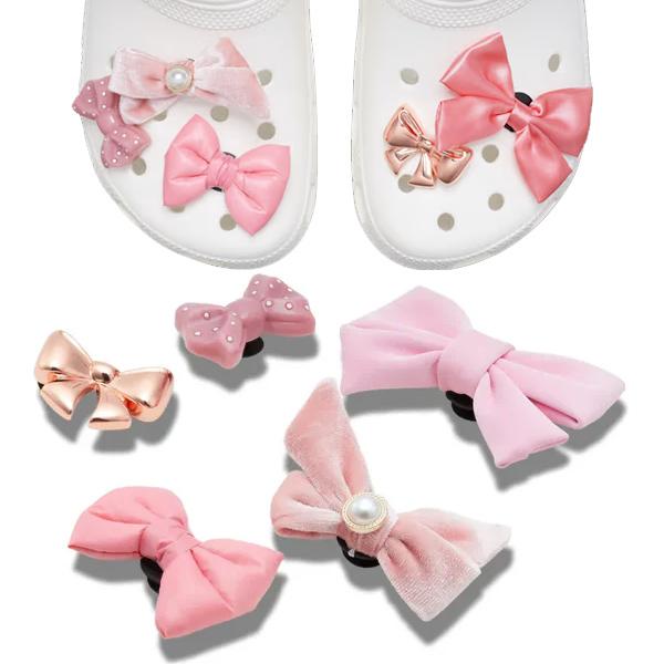 crocs（クロックス） ジビッツ チャーム チャーミング ボウ 5 パック crocs JIBBITZ CHARMING BOW 5 ...