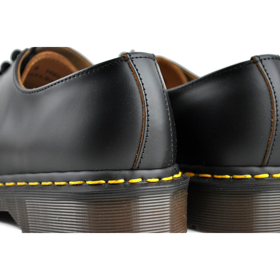 Dr.Martens ドクターマーチン ヴィンテージ 1461 3 ホール ギブソン シューズ MIE VINTAGE 3EYE GIBSON MADE IN ENGLAND BLACK ...