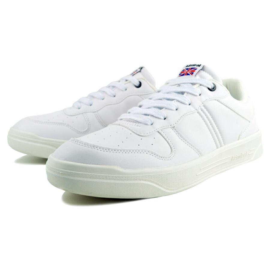 Admiral アドミラル ニューキャッスル AD827 NEW CASTLE WHITE 133827-61 メンズ スニーカー ホワイト ウィメンズ コートタイプ : LTD Online ...