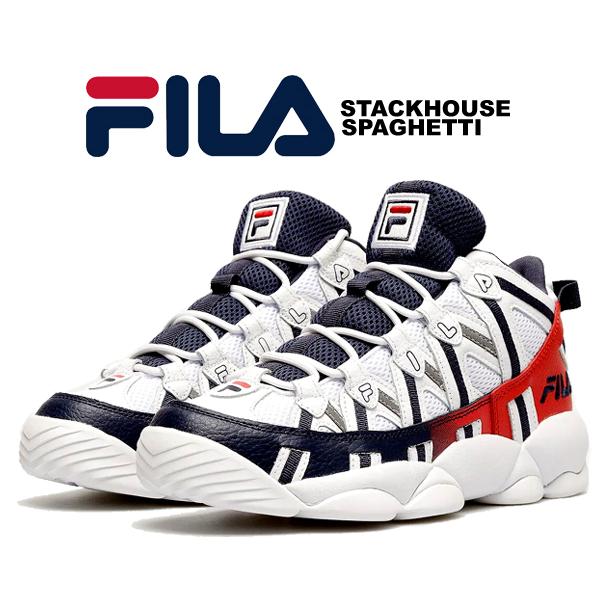 FILA（フィラ） スタックハウス スパゲッティ FILA STACKHOUSE SPAGHETTI WHITE/NAVY/RED ...
