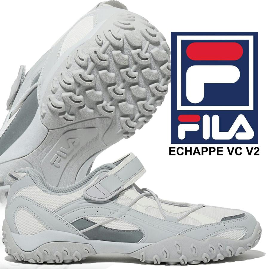 FILA（フィラ） エシャッペ VC V2 グレー FILA ECHAPPE VC V2 GREY/GREY 1xm02369h-050 ...