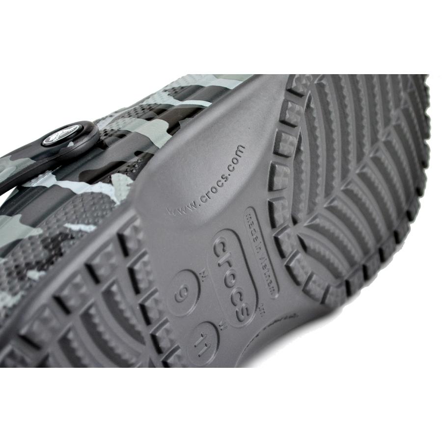 crocs クロックス クラシック プリンテッド カモ クロッグ CLASSIC PRINTED CAMO CLOG SLATE GREY ...