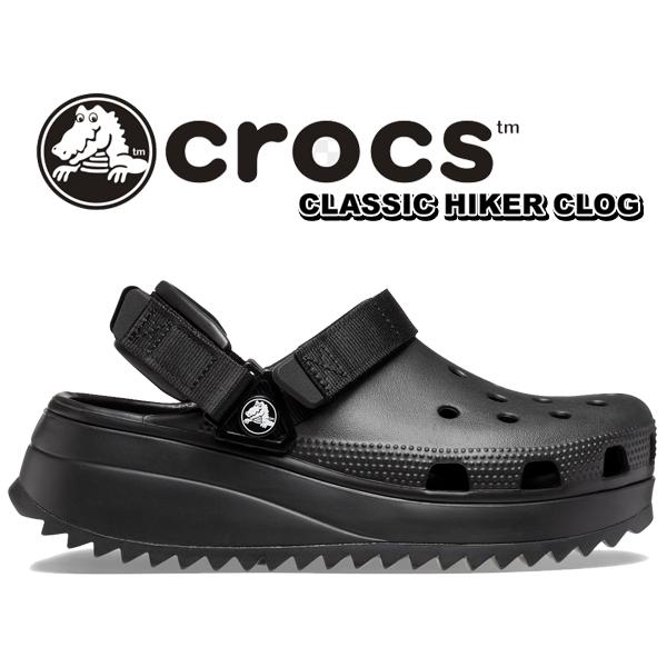 crocs クロックス クラシック ハイカー クロッグ CLASSIC HIKER CLOG BLACK/NOIR 206772-060 ...