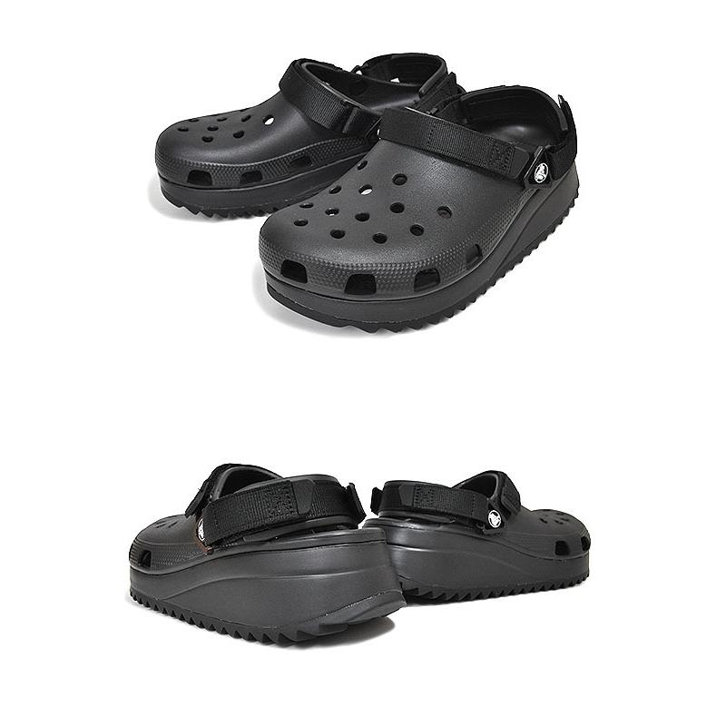 crocs クロックス クラシック ハイカー クロッグ CLASSIC HIKER CLOG BLACK/NOIR 206772-060 ...