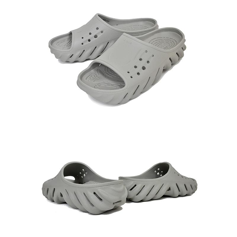crocs クロックス エコー スライド ECHO SLIDE ELEPHANT 208170-1lm エレファント グレー サンダル クロスライト 軽量 : LTD Online - 通販 ...