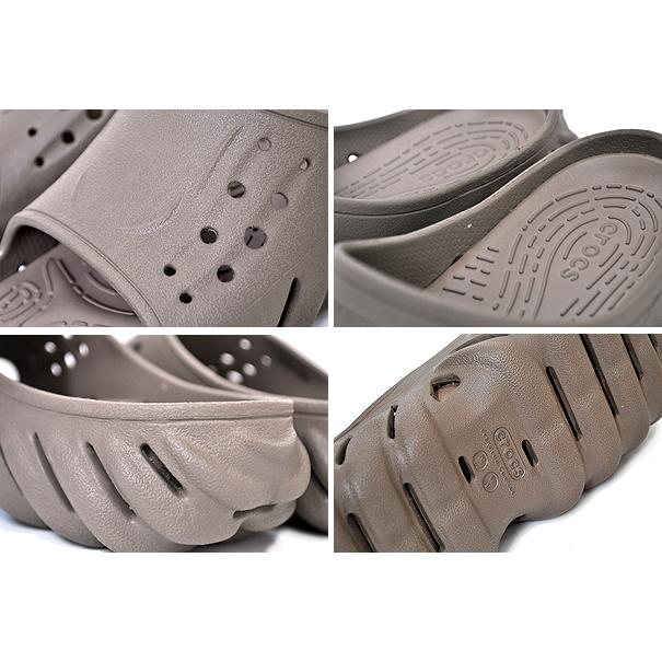 crocs（クロックス） エコー スライド crocs ECHO SLIDE TUMBLEWEED AMARANTE 208170-2g9 ...