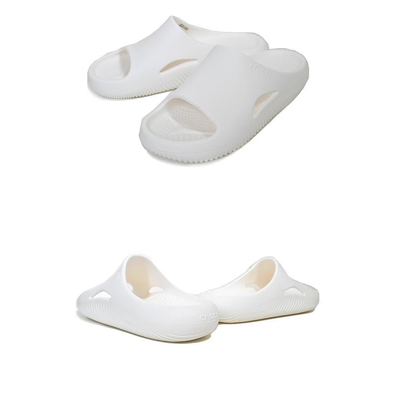 crocs（クロックス） メロウ リカバリー スライド crocs MELLOW SLIDE WHITE 208392-100 ホワイト ...