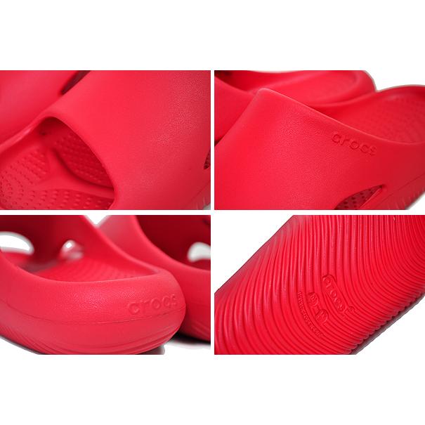 crocs（クロックス） メロウ リカバリー スライド crocs MELLOW SLIDE VARSITY RED 208392-6wc ...