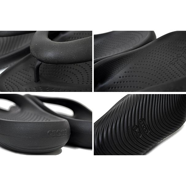 crocs（クロックス） メロウ リカバリー フリップ crocs MELLOW RECOVERY FLIP BLACK 208437-001 ...