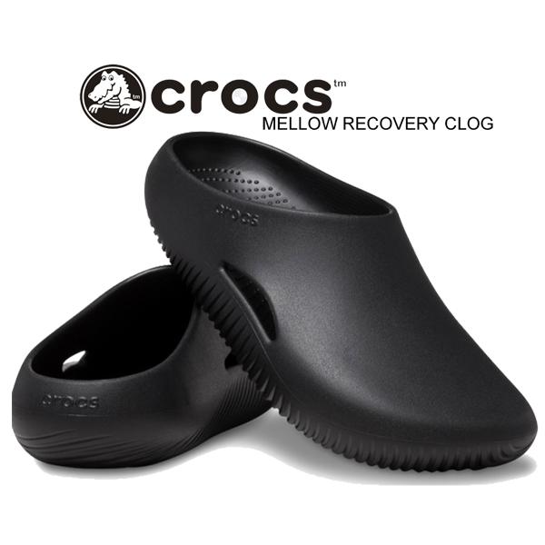 crocs クロックス メロウ リカバリー クロッグ MELLOW RECOVERY CLOG BLACK 208493-001 ブラック ...