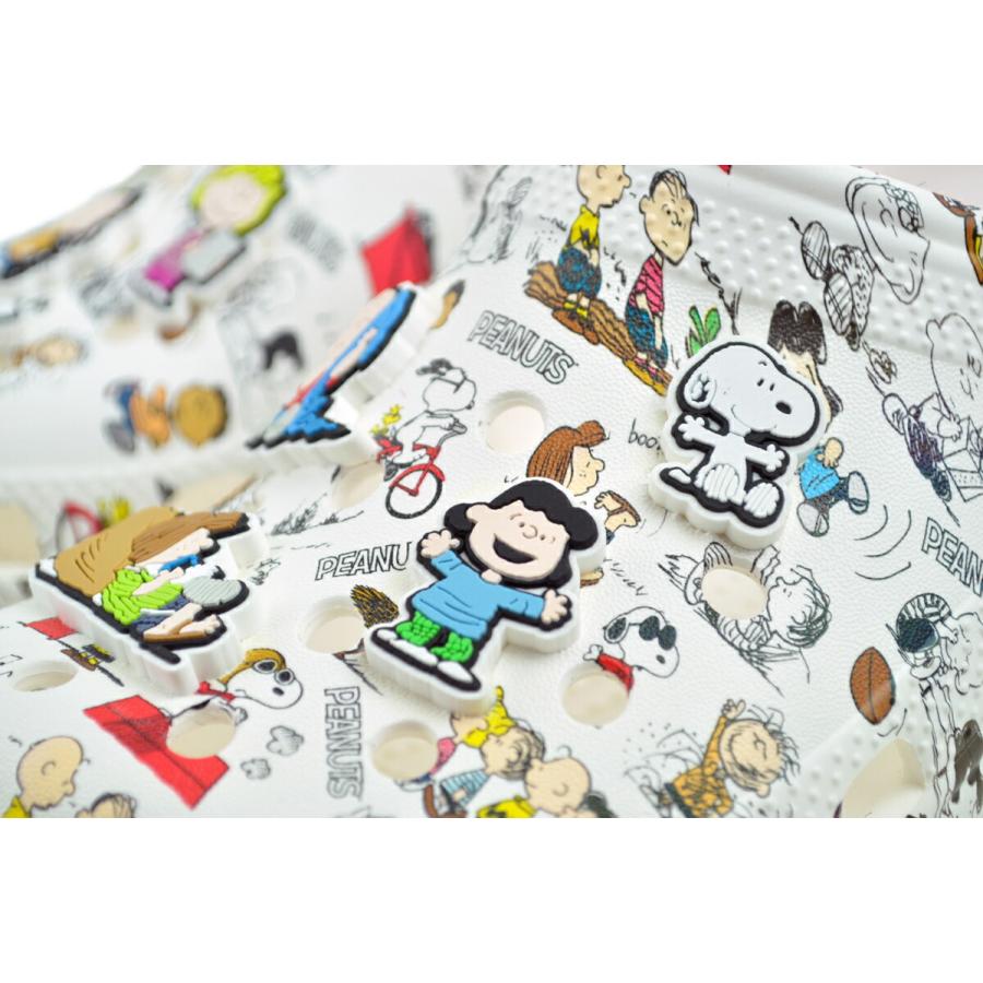 crocs クロックス ピーナッツ クラシック クロッグ キッズ PEANUTS CLASSIC CLOG KIDS WHITE/MULTI ...