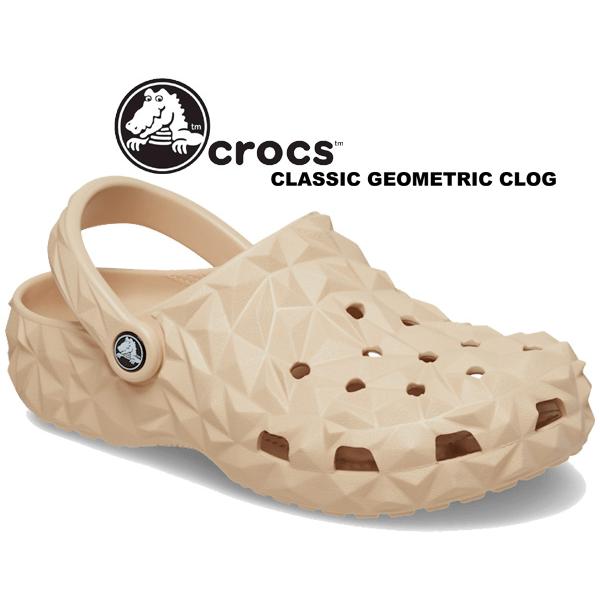 crocs クロックス クラシック ジオメトリック クロッグ CLASSIC GEOMETRIC CLOG SHITAKE 209563 ...