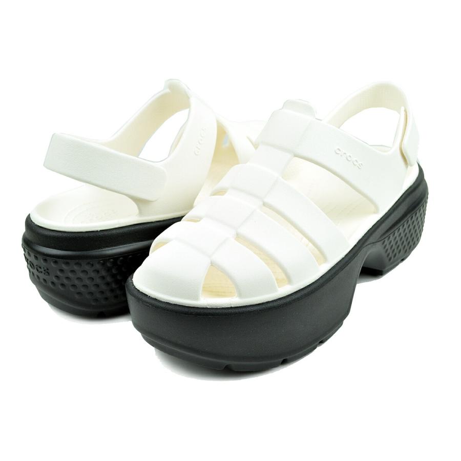 crocs クロックス ストンプ フィッシャーマン サンダル STOMP FISHERMAN SANDAL CHARK 209938-0wv ...