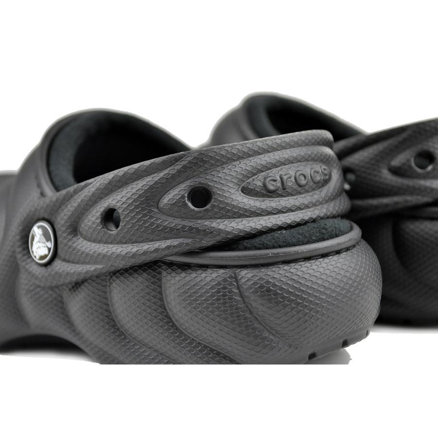 crocs クロックス クラシック ラインド オーバーパフ クロッグ CLASSIC LINED OVERPUFF CLOG BLACK ...