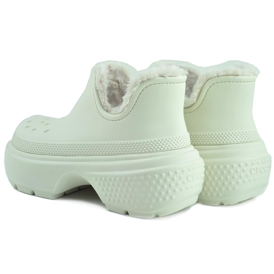 crocs クロックス ストンプ ラインド ブーツ STOMP LINED SHORTY BOOT LINEN/LINEN 210673 ...