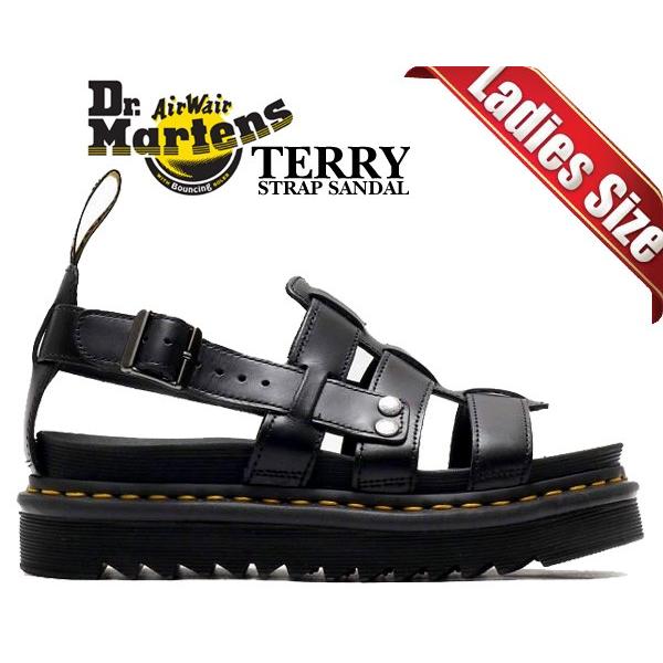 Dr.Martens ドクターマーチン テリー ストラップ サンダル TERRY STRAP SANDAL BLACK ZEBRILUS ...