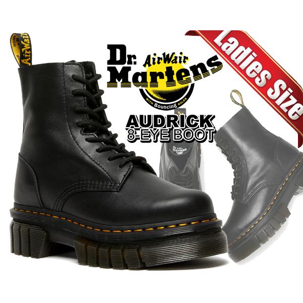 Dr.Martens ドクターマーチン オウドリック 8ホール ブーツ AUDRICK 8-EYE BOOT BLACK 27149001 ...
