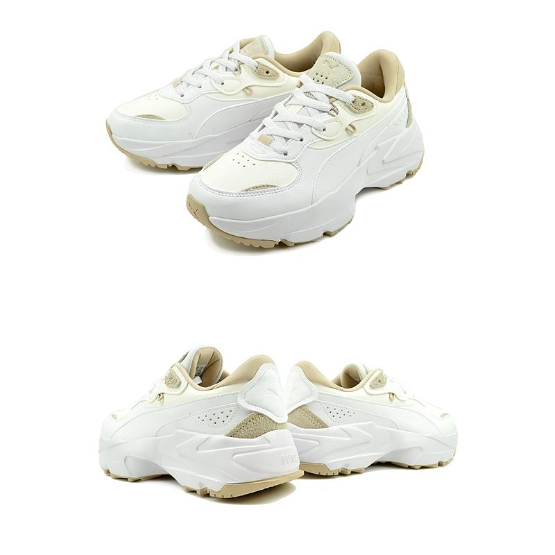 PUMA プーマ オーキッド 2 ウィメンズ ORKID II WNS WHITE-WARM WHITE 396007-02 ホワイト ベージュ レディース スニーカー 厚底 : LTD ...